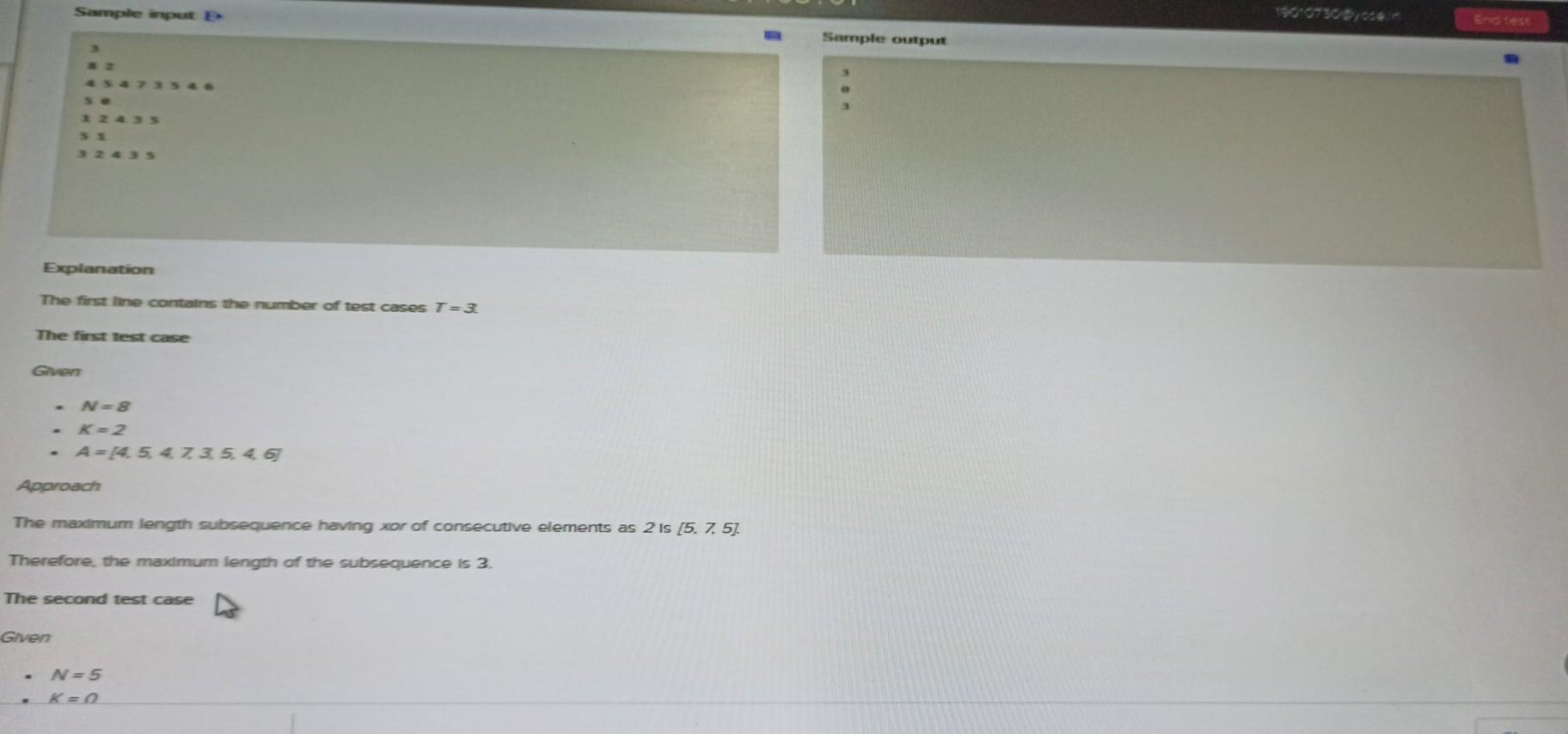 Solved N. An integer - KAn integer - A An array of | Chegg.com