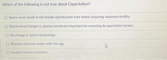 Solved Which of the following is not true about | Chegg.com