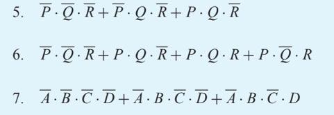 Solved 5. P.Q.R+P.Q.R+P.Q.R 6. P.Q.R+P.Q.R+P.Q.R+P.Q.R 7. | Chegg.com