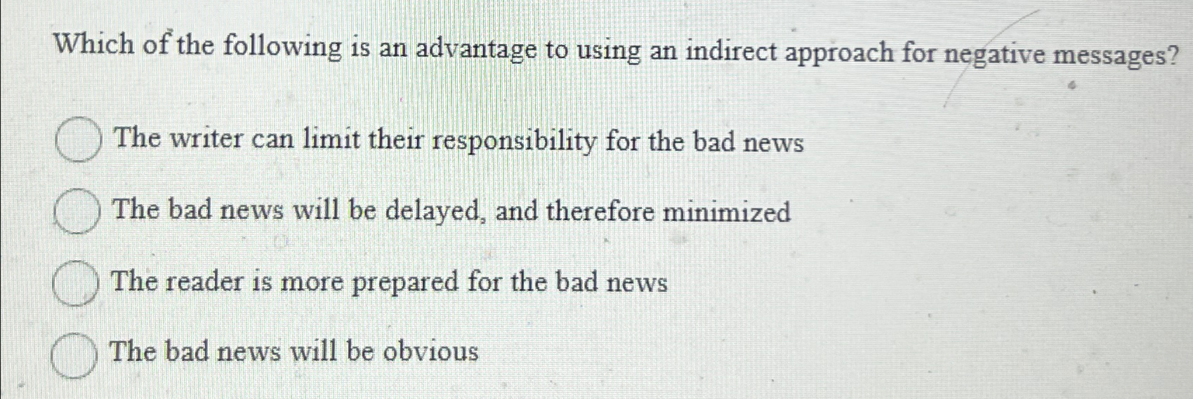 Solved Which of the following is an advantage to using an | Chegg.com