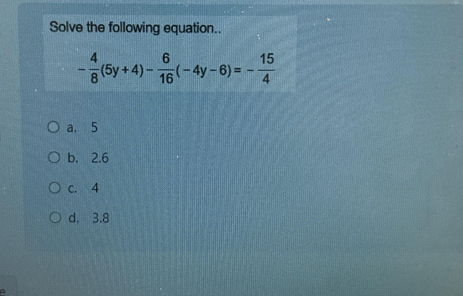 Solved Solve the following | Chegg.com