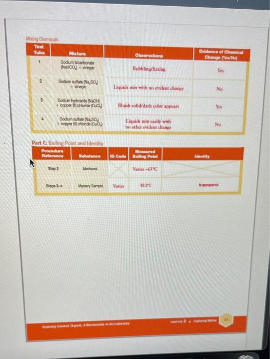 Solved Name REFLECTIVE EXERCISES Lab Partner Lab Section = | Chegg.com