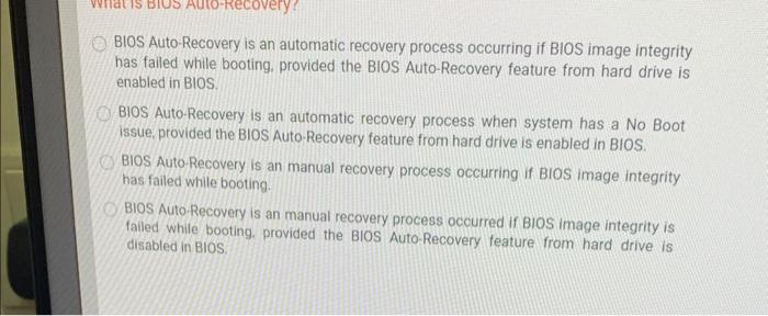 Solved When should you use RTC Reset? To recover from No | Chegg.com