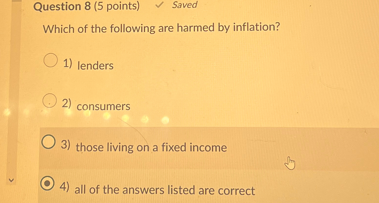 Solved Question 8 (5 points) SavedWhich of the following | Chegg.com Solved Question 8 (5 points) SavedWhich of the following | Chegg.com