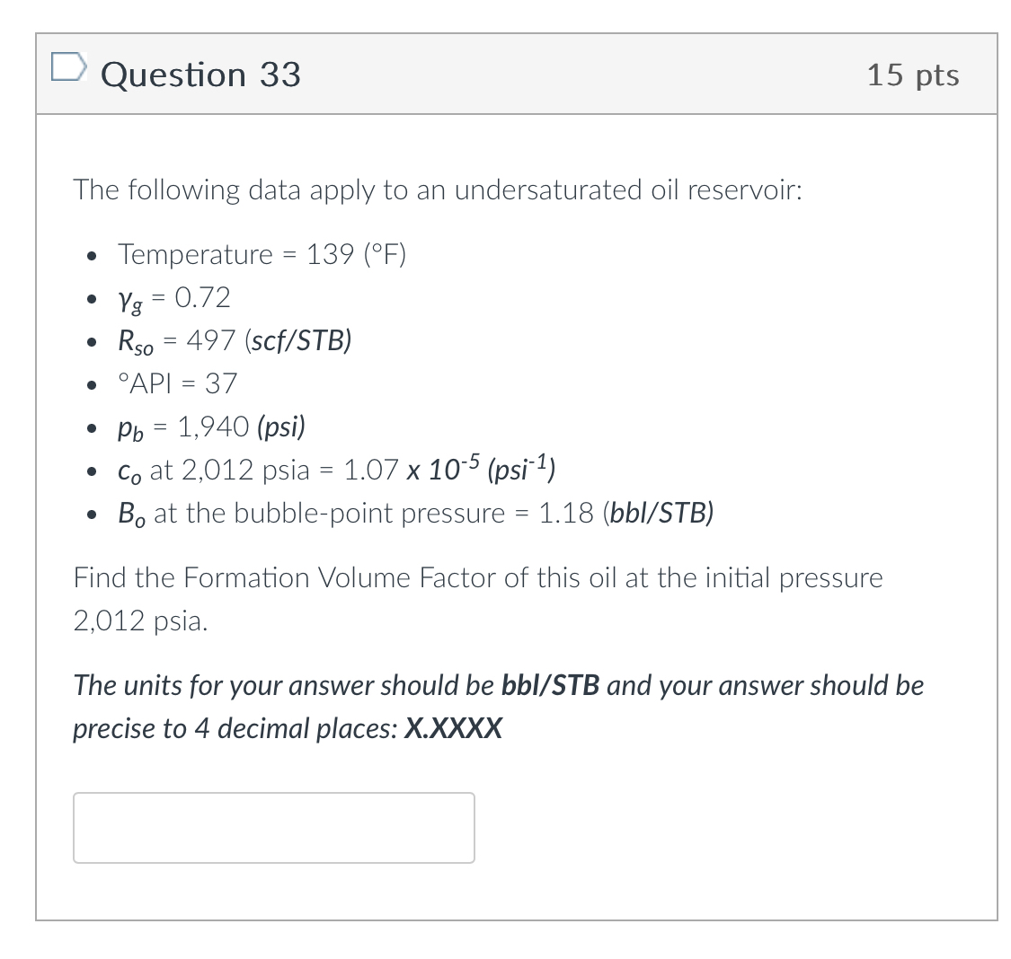 Question 3315 ﻿ptsThe following data apply to an | Chegg.com