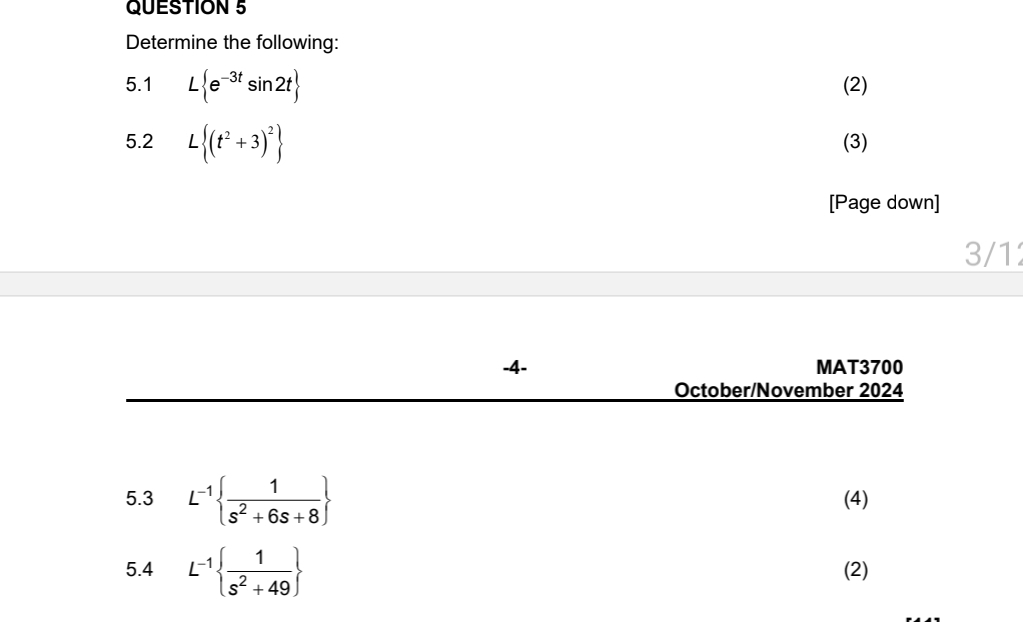 Solved QUESTION 5Determine the | Chegg.com