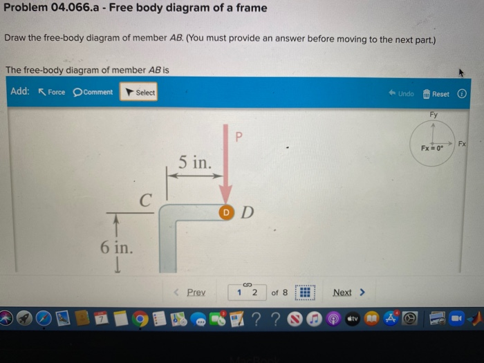 Solved Problem 04.066 - Equilibrium of a frame - DEPENDENT | Chegg.com