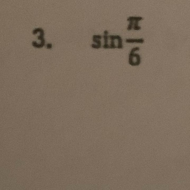 Solved sinπ6 | Chegg.com