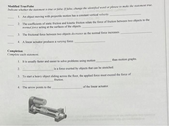Solved Modified True/False Indicate whether the statement is | Chegg.com
