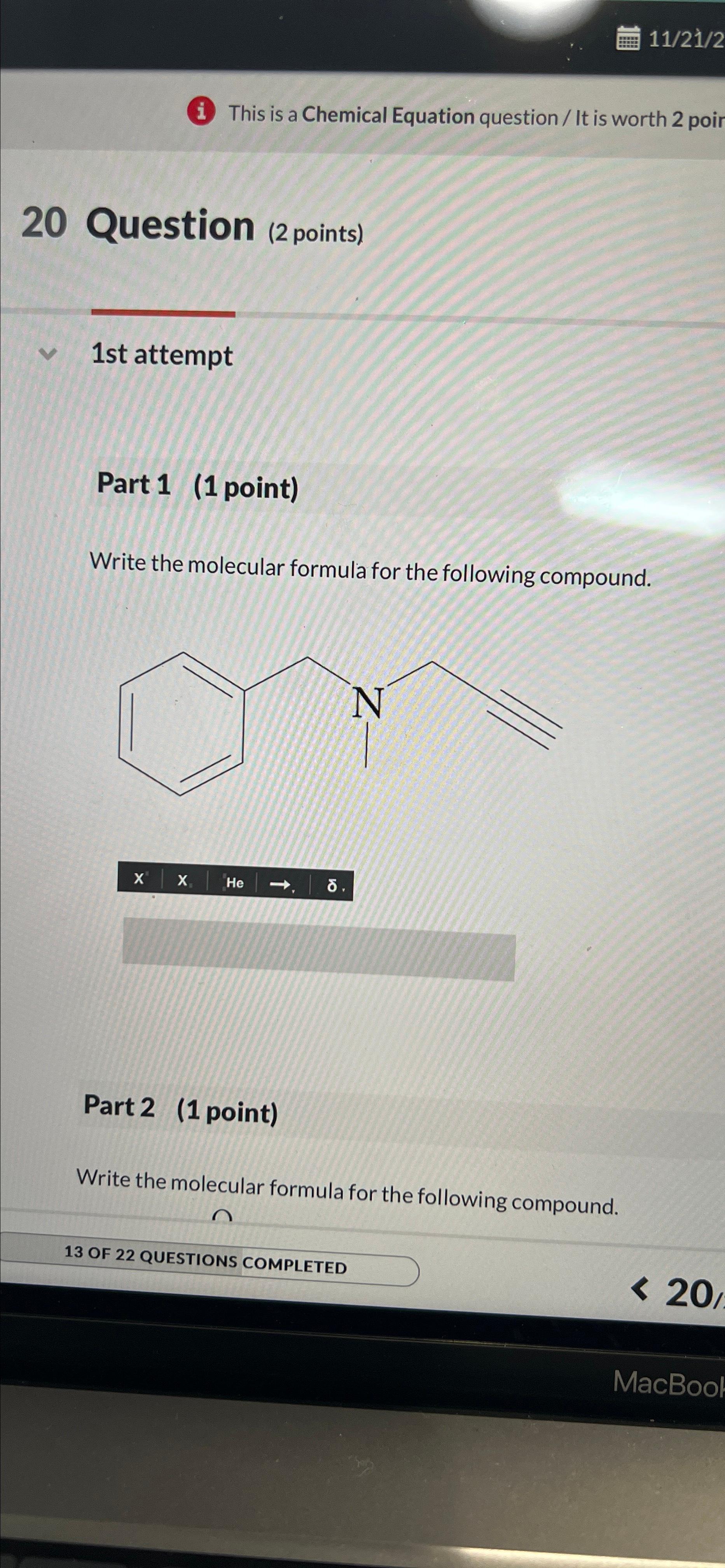 Solved (i) ﻿This is a Chemical Equation question / ﻿It is | Chegg.com