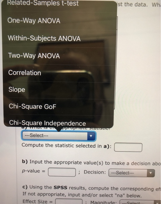 Solved Use SPSS for this Application Exercise: A social | Chegg.com