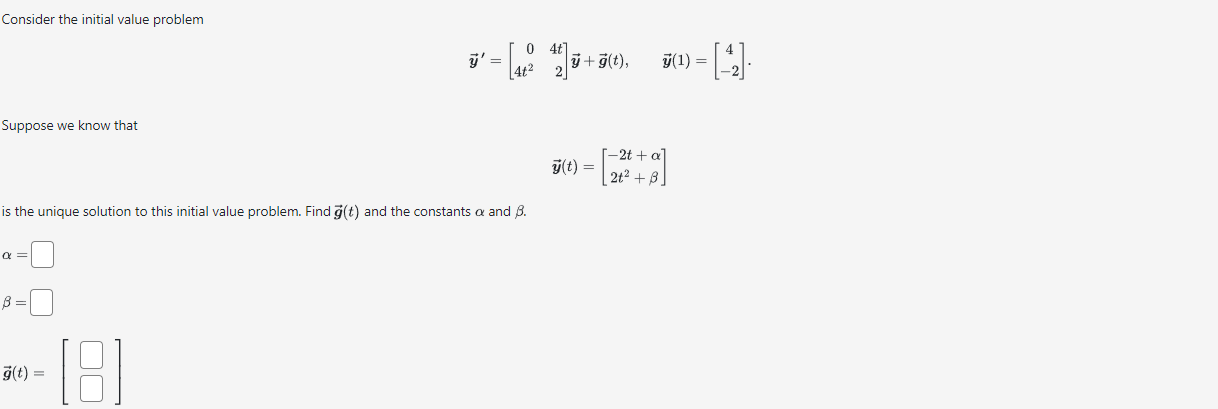 Solved Consider the initial value | Chegg.com