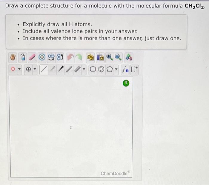 Solved Draw a complete structure for a molecule with the | Chegg.com