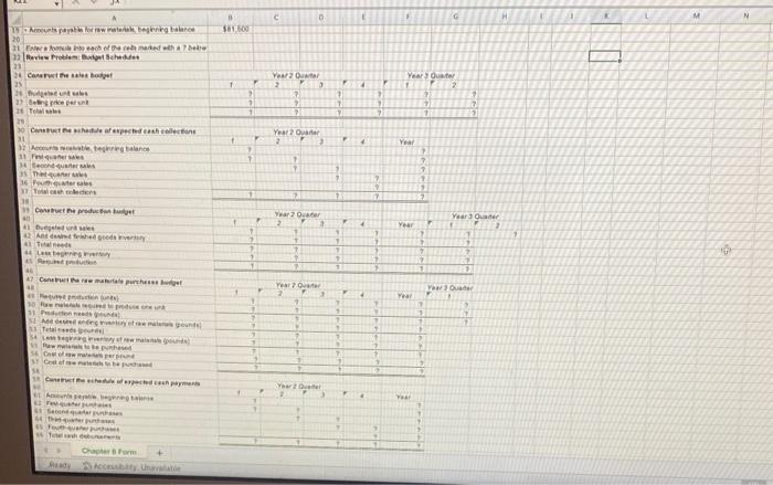 Chapter 8: (Algo) Applying Excel: Excel Worksheet | Chegg.com