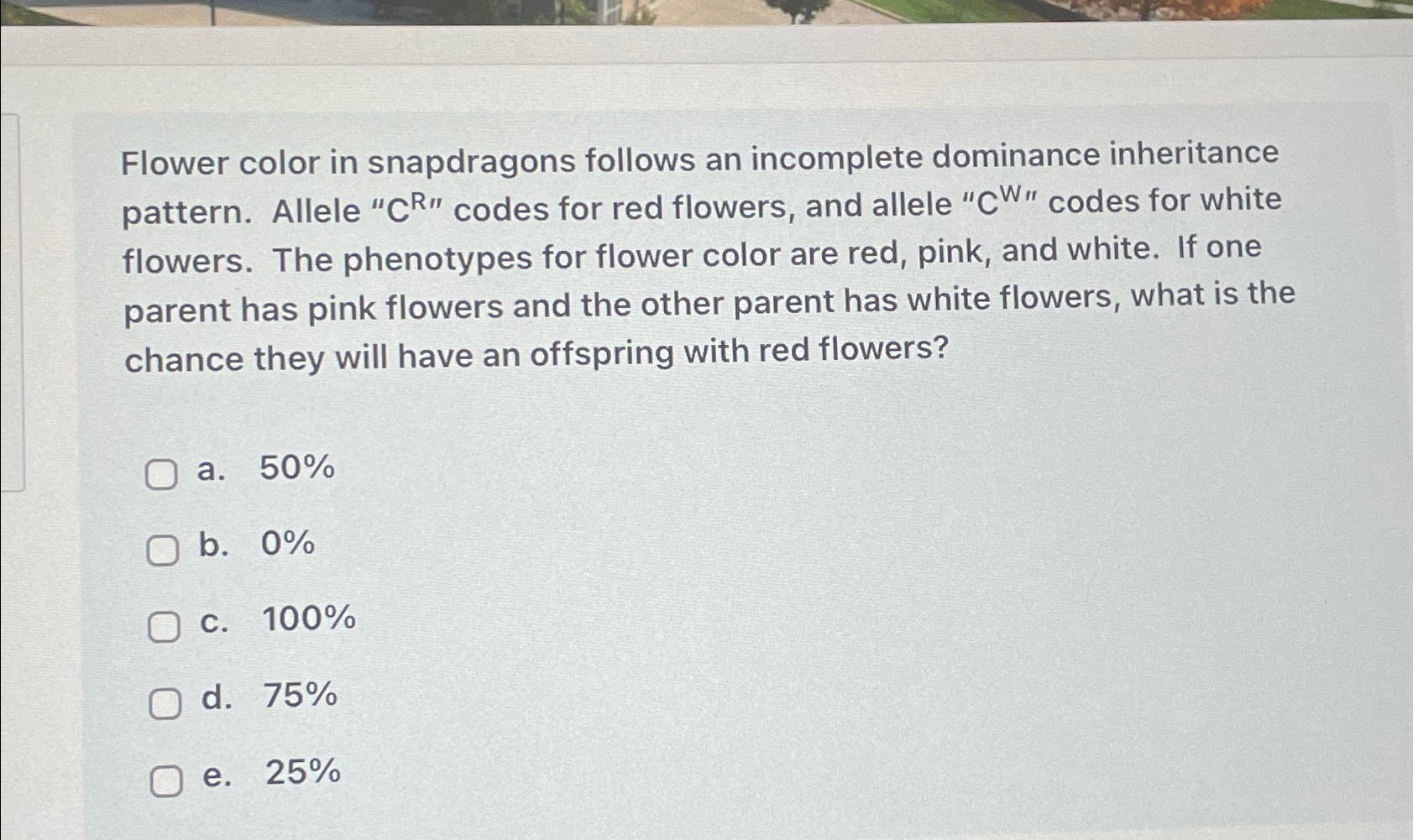 Solved Flower color in snapdragons follows an incomplete | Chegg.com
