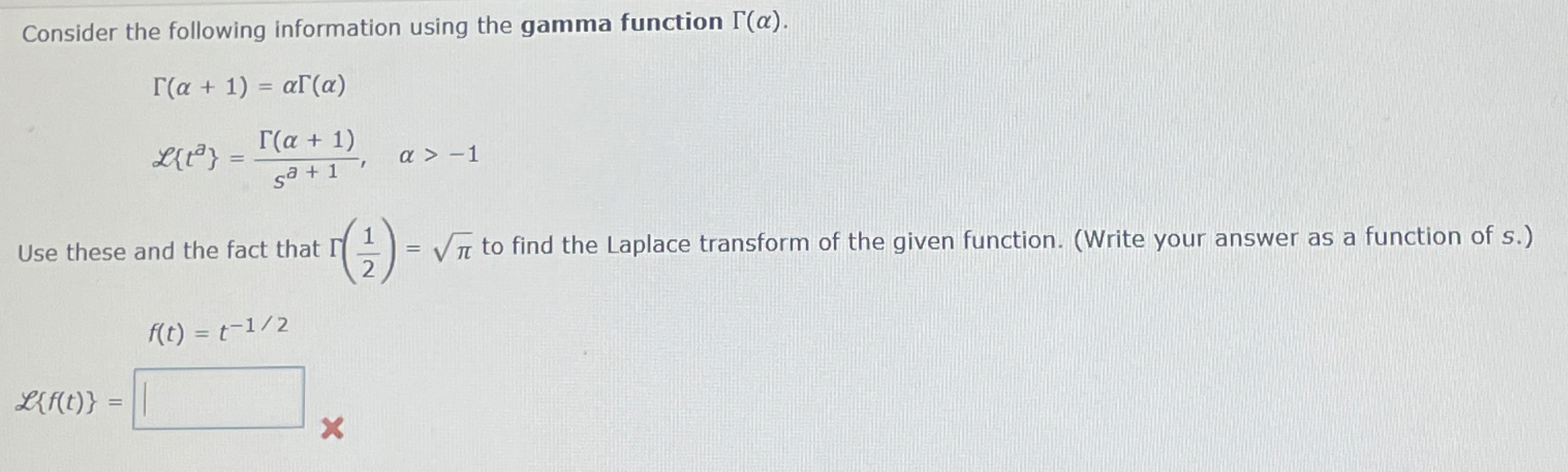 Solved Consider the following information using the gamma | Chegg.com