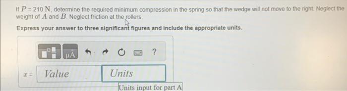 Solved The coefficient of static friction for all contacting | Chegg.com