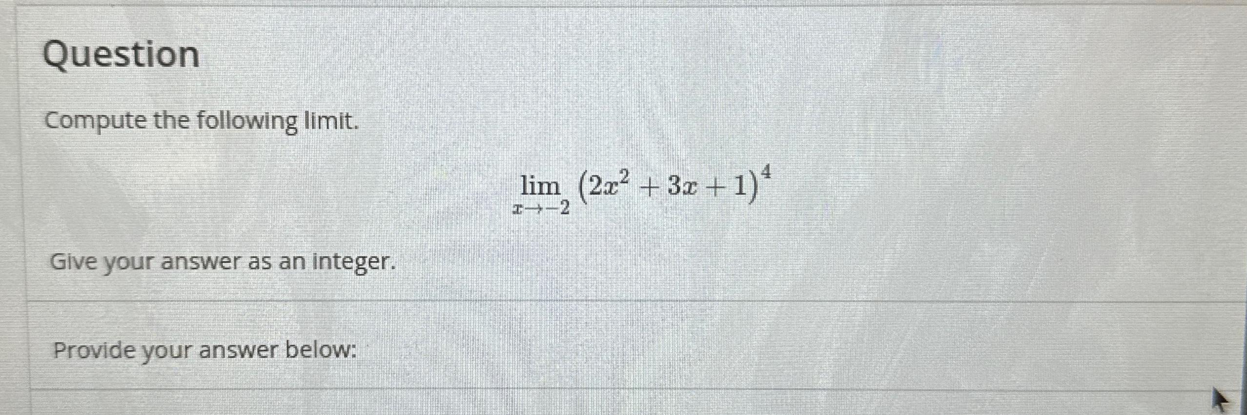 Solved QuestionCompute the following | Chegg.com