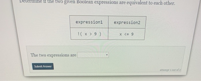 Solved Determine if the two given Boolean expressions are | Chegg.com