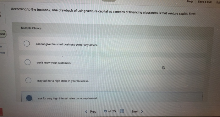 Solved Help Save & Exit su According to the textbook, one | Chegg.com