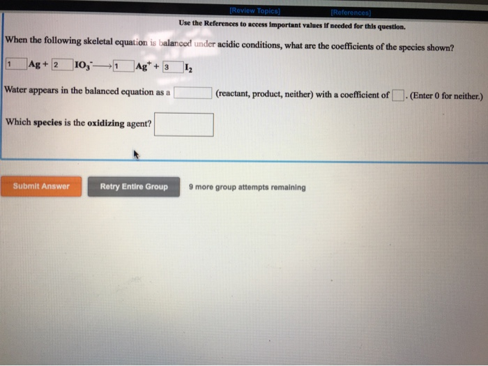 Solved [Review Topics) [References Use the References to | Chegg.com