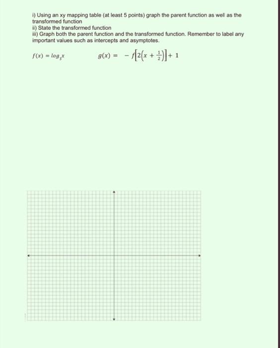 Solved i) Using an xy mapping table (at least 5 points) | Chegg.com Solved i) Using an xy mapping table (at least 5 points) | Chegg.com