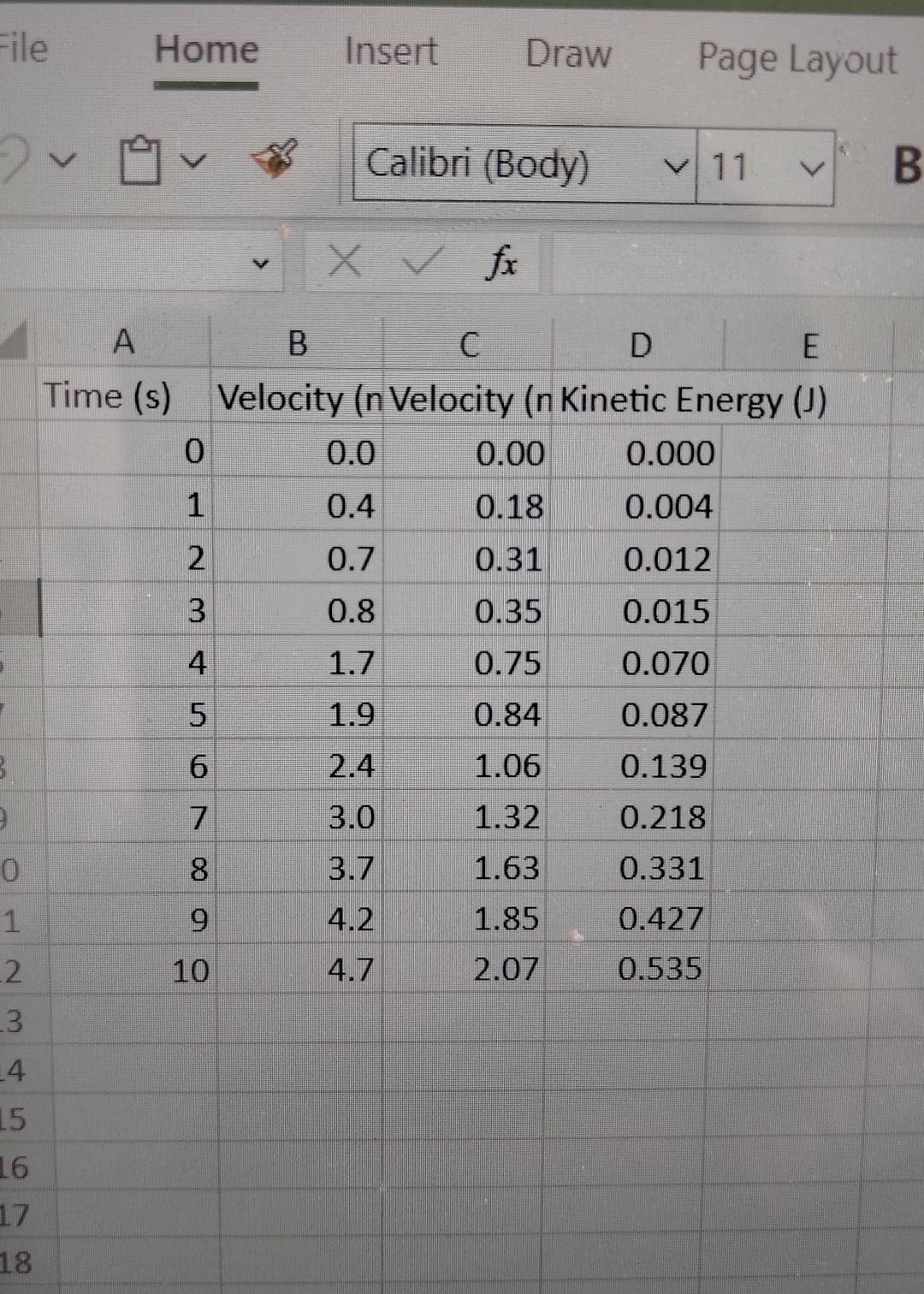 Help me write a lab report for Introduction to Excel | Chegg.com