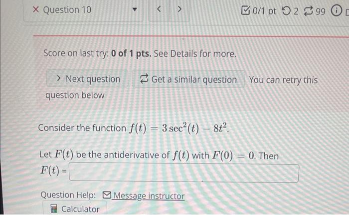 Solved Score on last try: 0 of 1 pts. See Details for more. | Chegg.com