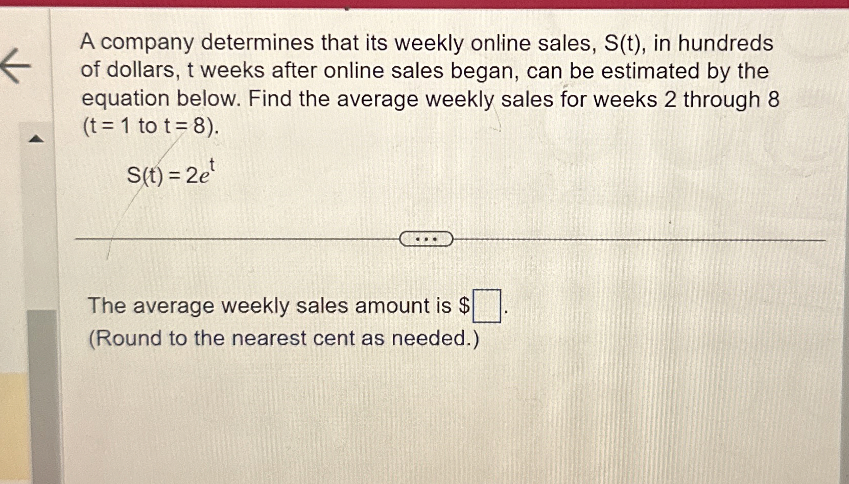 Solved A company determines that its weekly online sales, | Chegg.com