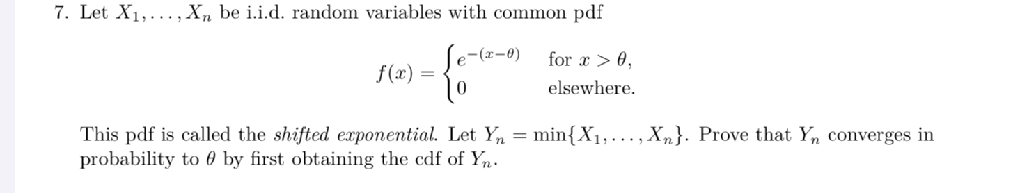 Solved Let x1,dots,xn ﻿be i.i.d. ﻿random variables with | Chegg.com