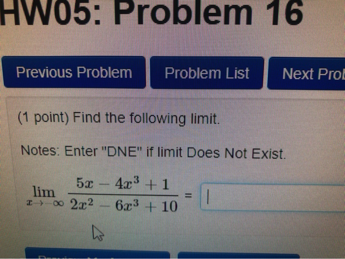 Solved HW05: Problem 16 Previous Problem Problem List Next | Chegg.com