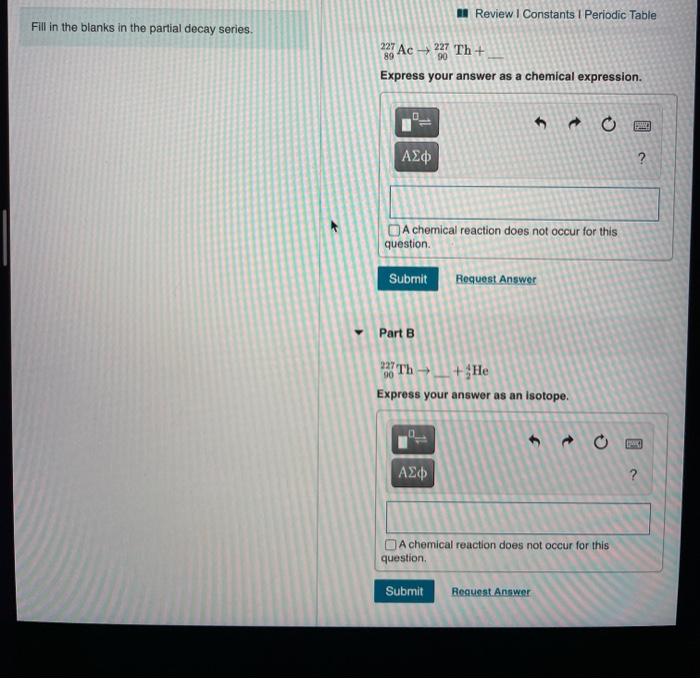 Solved Review I Constants 1 Periodic Table Fill in the | Chegg.com