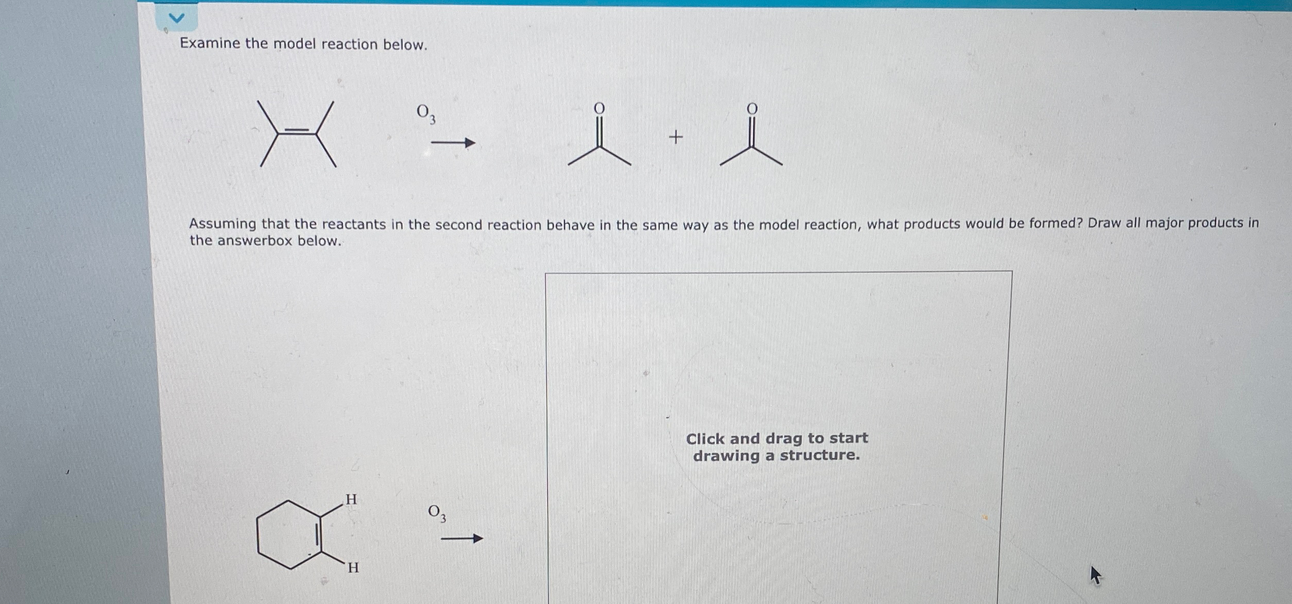 Solved Examine the model reaction below.Assuming that the | Chegg.com