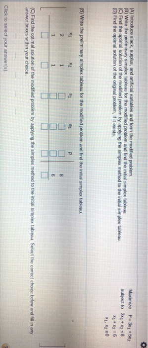 Solved (A) Introduce slack, surplus, and artificial | Chegg.com