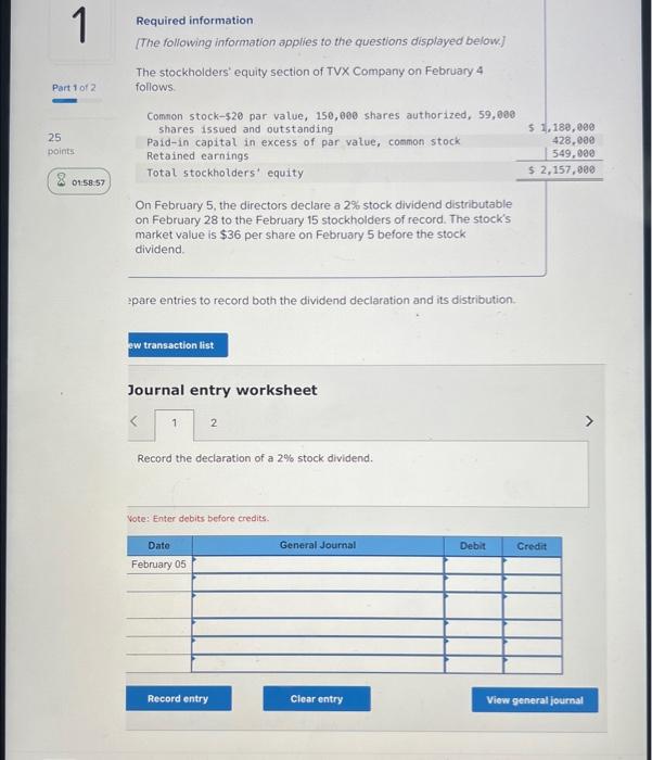 Solved apare entries to record both the dividend deciaration | Chegg.com