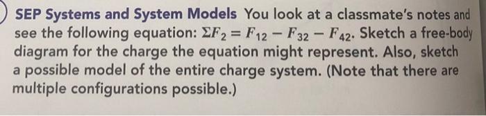 Solved SEP Systems and System Models You look at a | Chegg.com