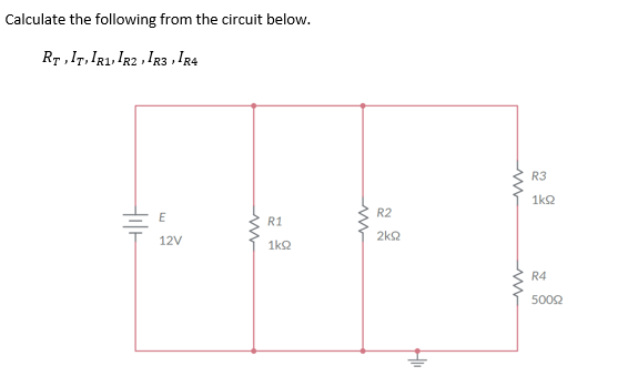 Solved Calculate the following from the circuit | Chegg.com
