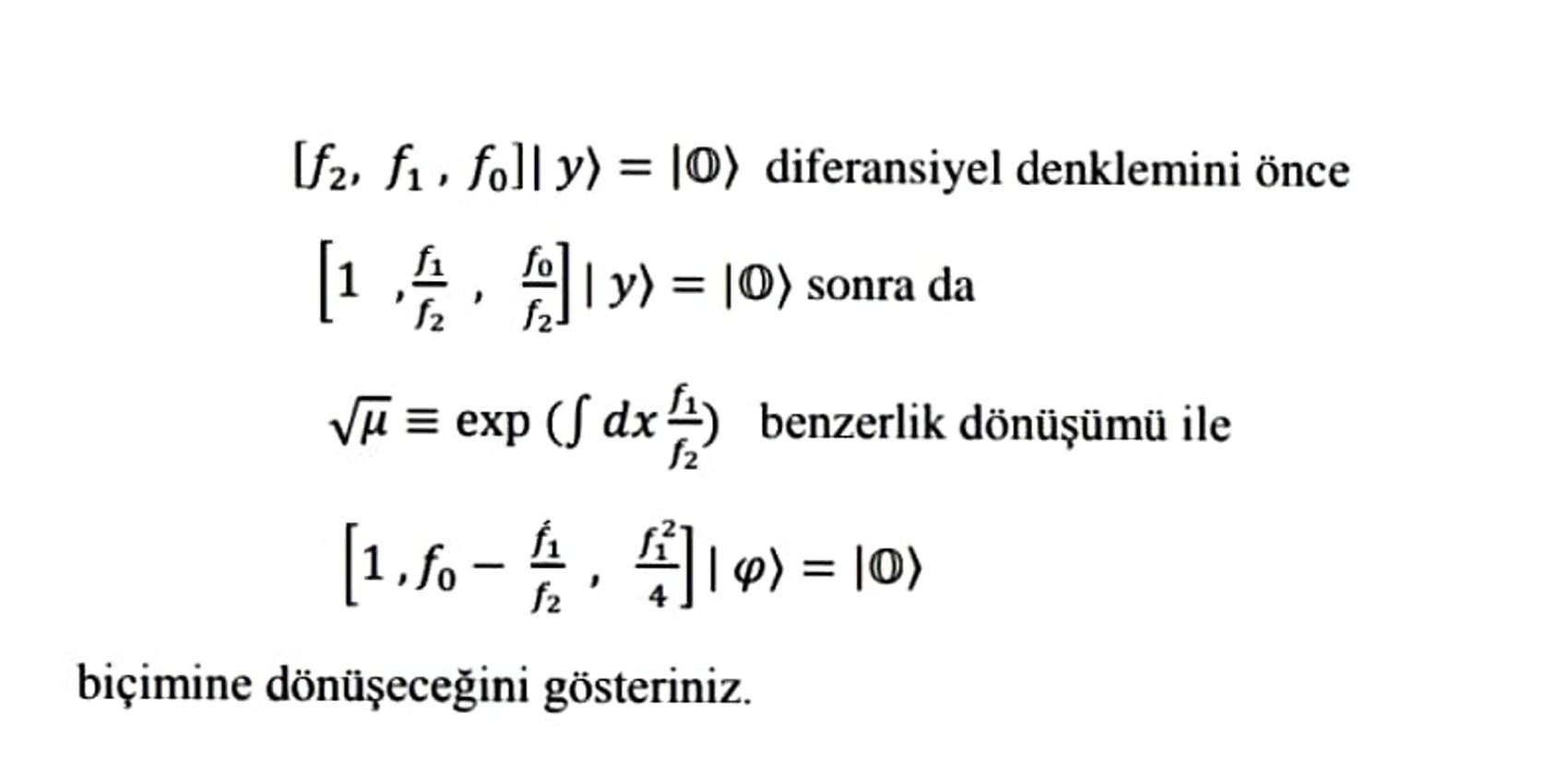 [f2,f1,f0]∣y =∣O before this differential equation | Chegg.com