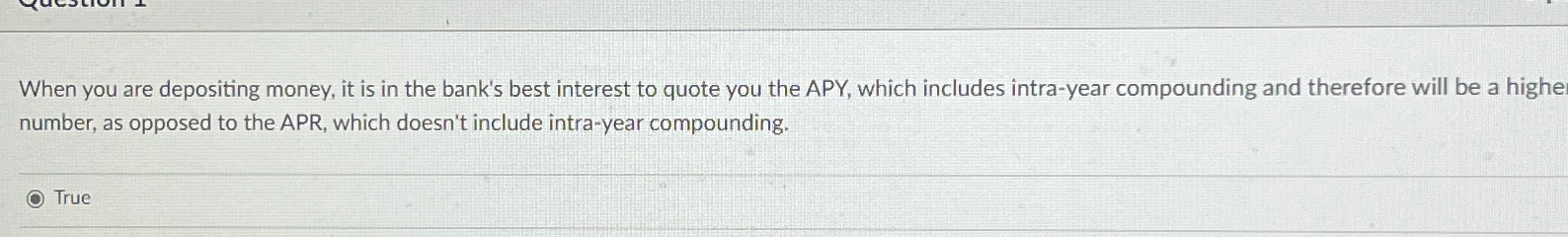 Solved When you are depositing money, it is in the bank's | Chegg.com