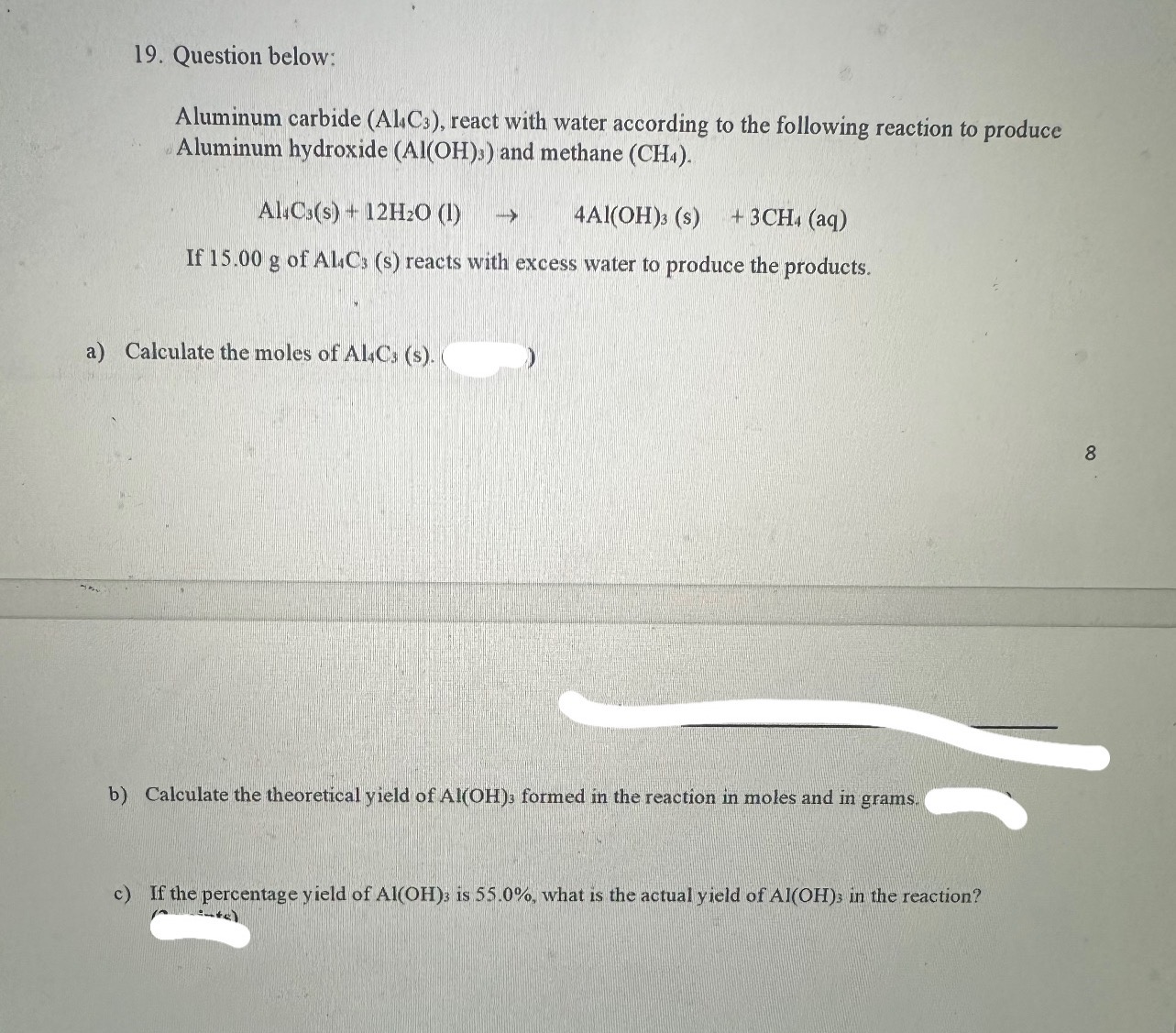 Solved 19. ﻿Can you help me answer this three part question, | Chegg.com