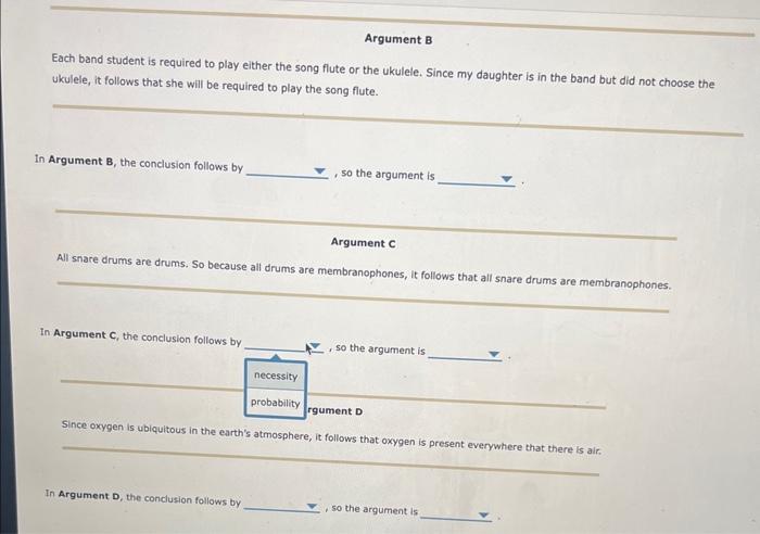 1. Necessary and Probabilistic Reasoning - Deduction | Chegg.com