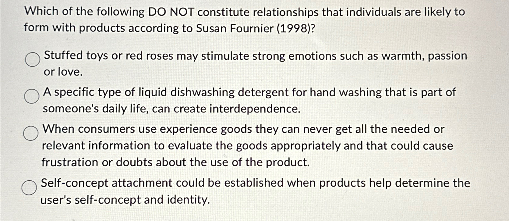 Solved Which of the following DO NOT constitute | Chegg.com