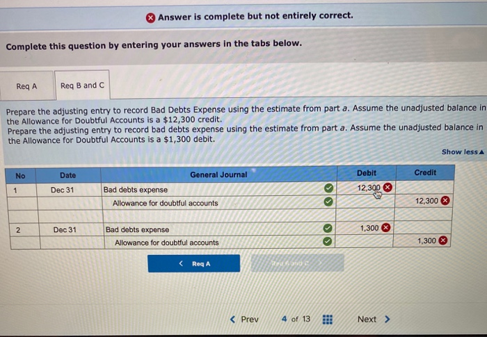 Solved Exercise 9 8 Percent Of Receivables Method LO P3 Chegg