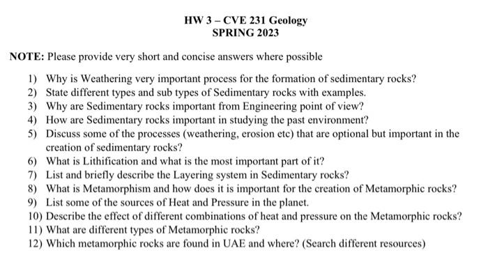 Solved NOTE: Please provide very short and concise answers | Chegg.com