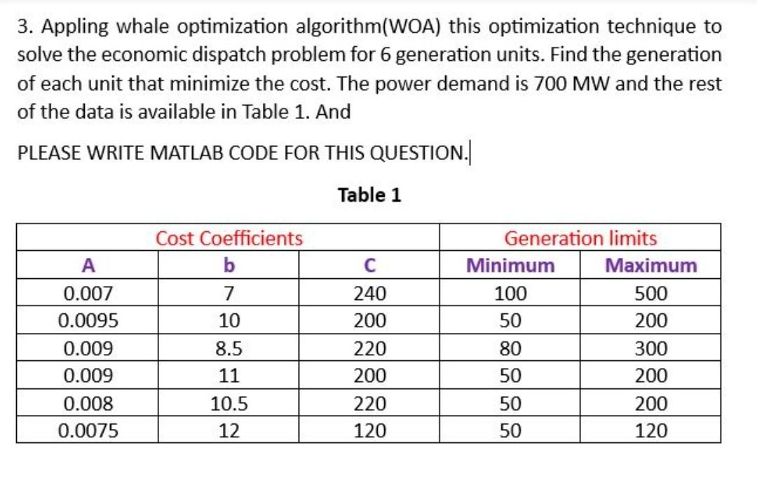 3 Appling Whale Optimization Algorithm Woa This