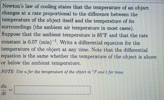 Solved Find A Differential Equation That Corresponds To The