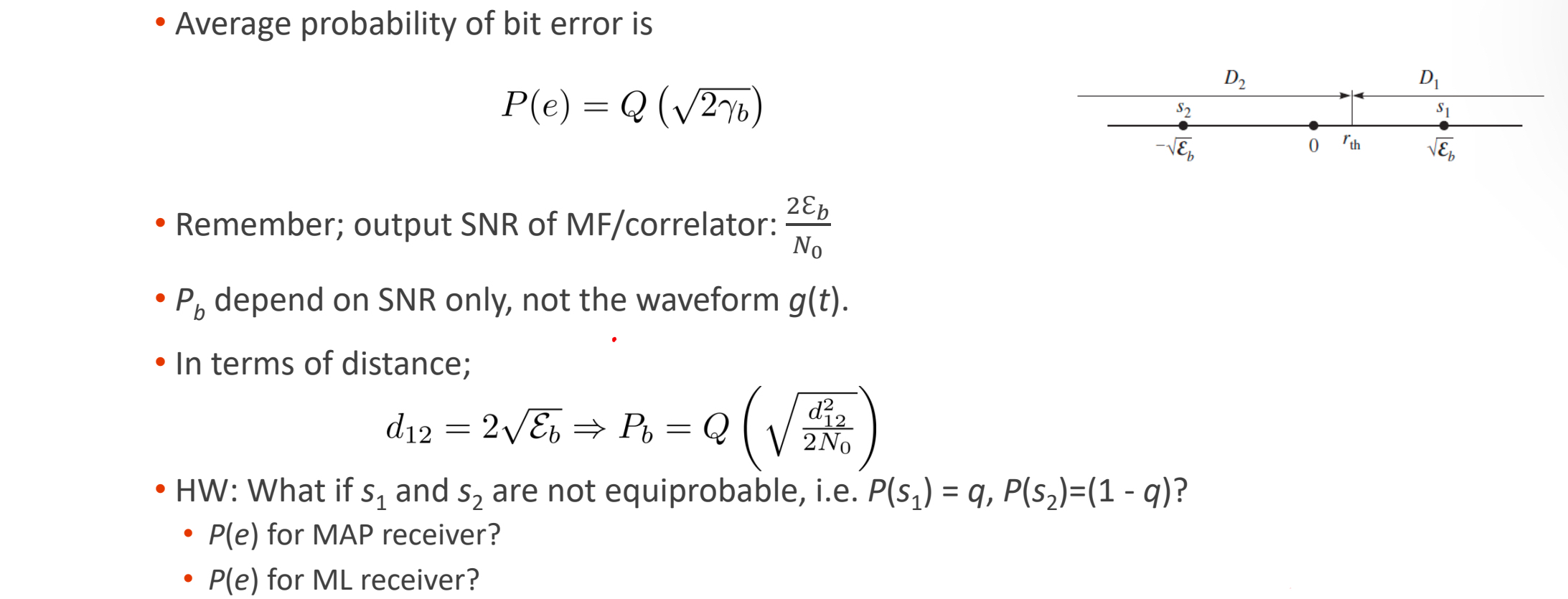 Solved Average probability of bit error | Chegg.com
