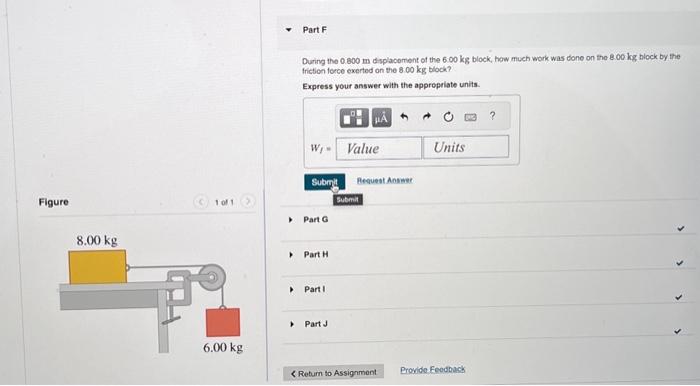 Consider the system of two blocks shown in (Figure | Chegg.com
