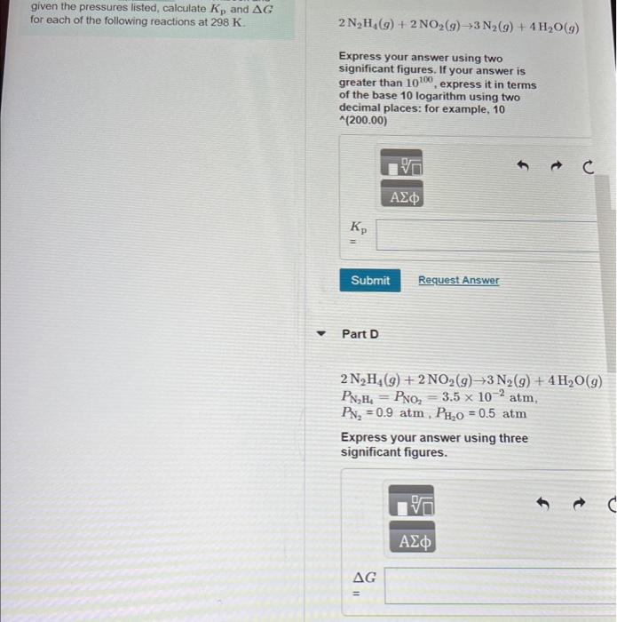 Solved Using The Data In Appendix C In The Textbook And 