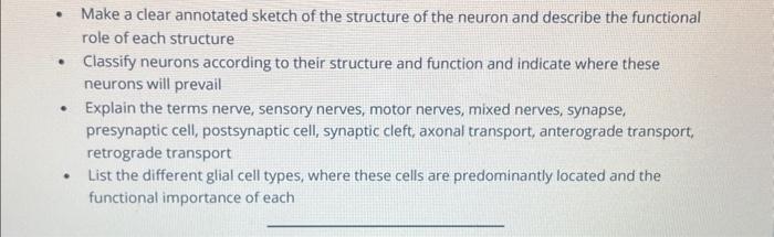 Solved - Make a clear annotated sketch of the structure of | Chegg.com